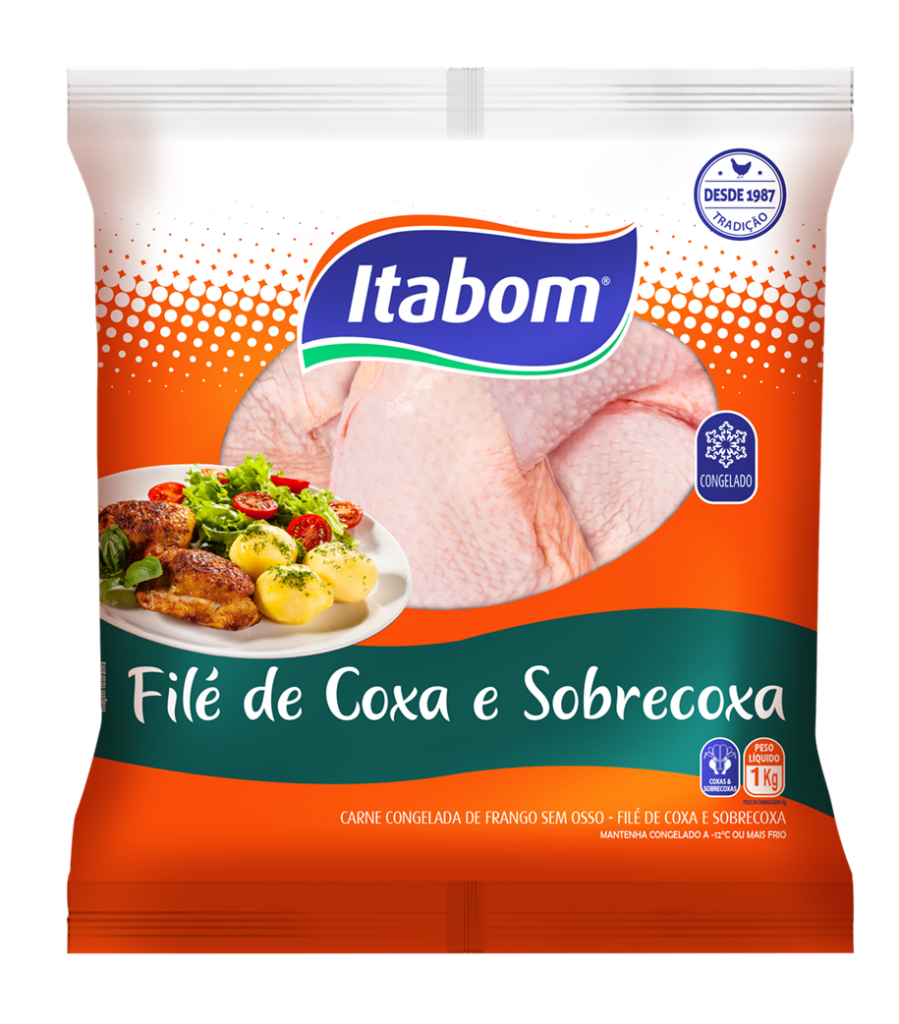 Filé de Coxa e Sobrecoxas 1kg - Itabom