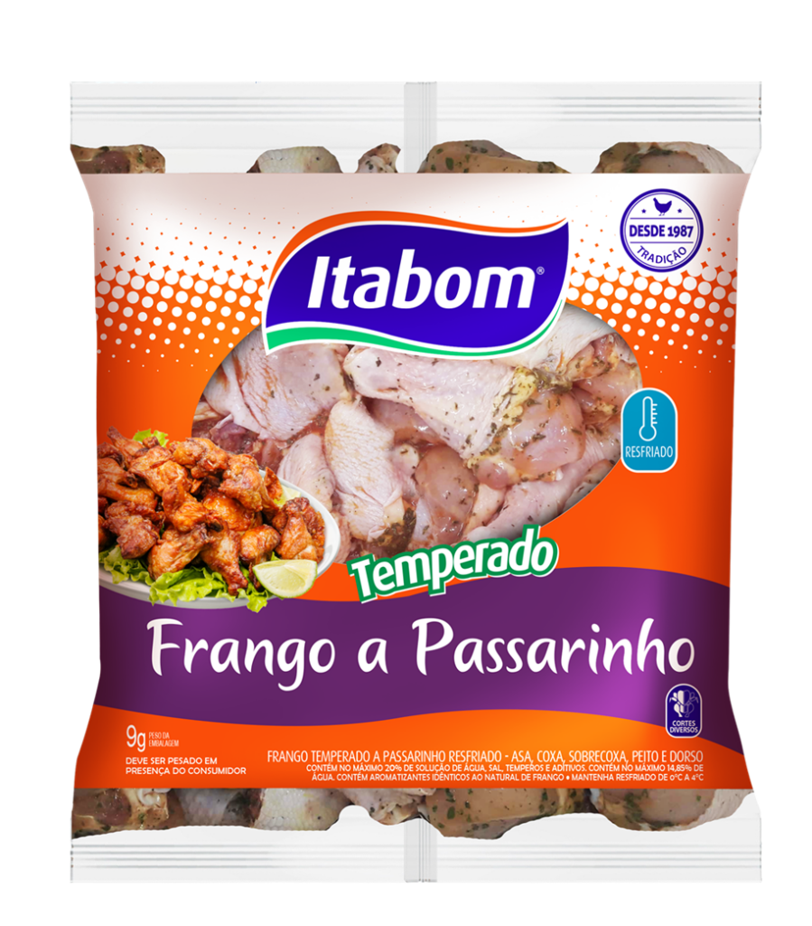 Frango Temperado Frango à Passarinho - Itabom